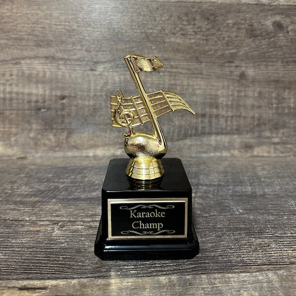 Music Trophy - Etsy