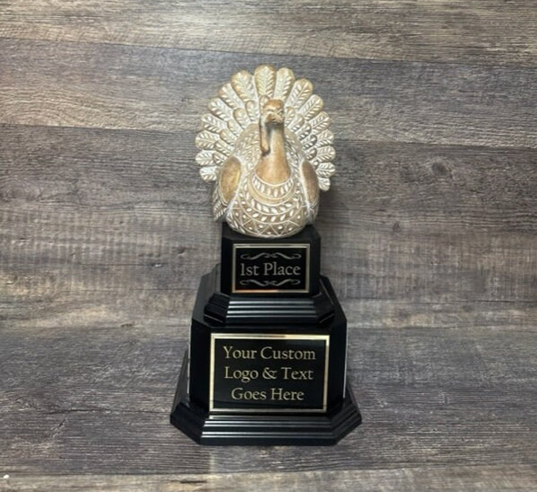 Turkey Bowl Thanksgiving Family Football Trophy Perpetual Fantasy ...