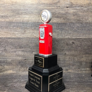 Car Show Perpetual Trophy Racing Trophy Gas Pump Hot Rod Trophy Award ...