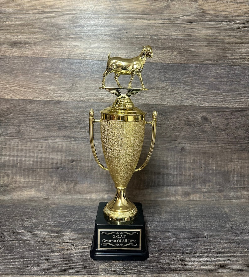 Goat Award Trophy Cup Greatest of All Time G.O.A.T. Funny - Etsy