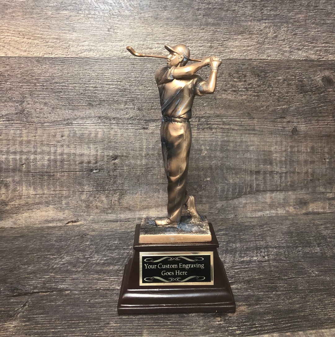 Set of 4 Classic Golf Trophies Tournament Trophy Golf Charity Event ...