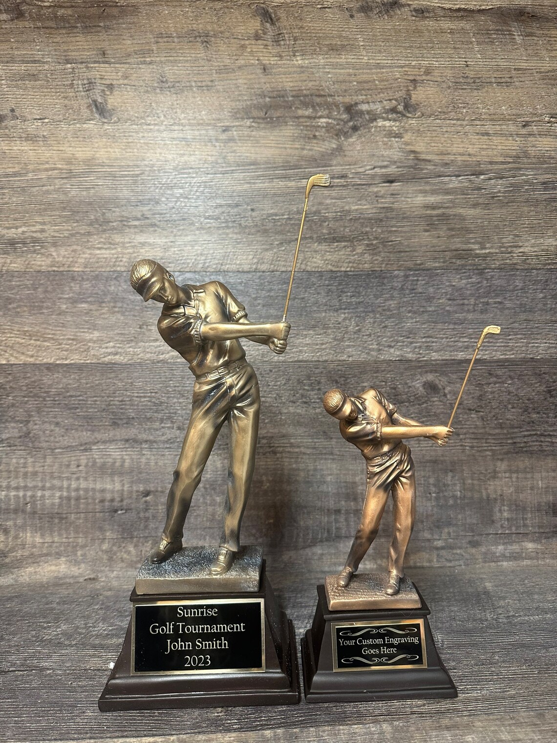Large Golf Trophy Classic Golf Tournament Trophy Charity Event Trophy ...