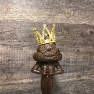 Funny Trophy King Shit Head or Poop Head Award Full of Shit Fantasy ...
