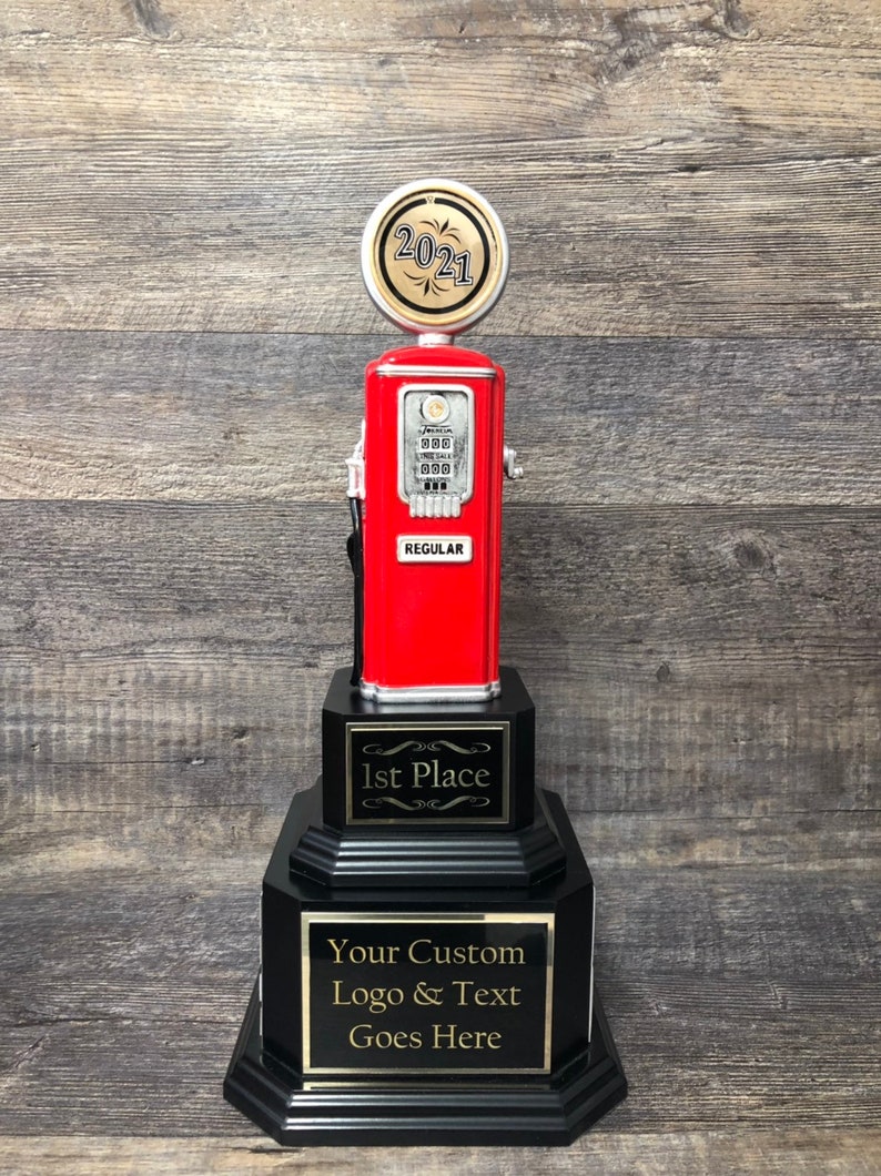 Car Show Perpetual Trophy Racing Trophy Gas Pump Hot Rod - Etsy