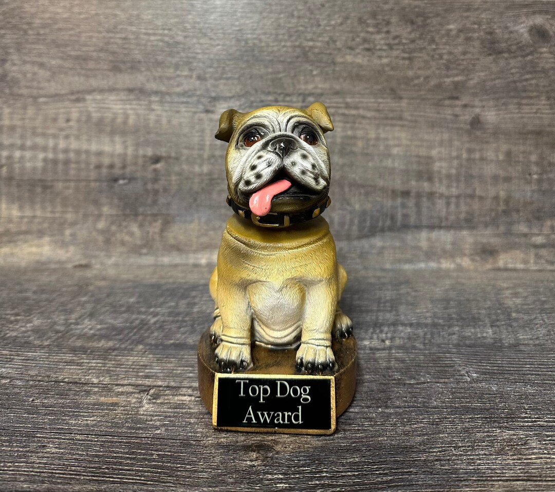Dog Trophy Bobblehead Top Dog Award Achievement Award Victory Trophy ...