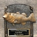 Fishing Trophy Plaque Bass Fishing Derby Tournament Trophy Award ...