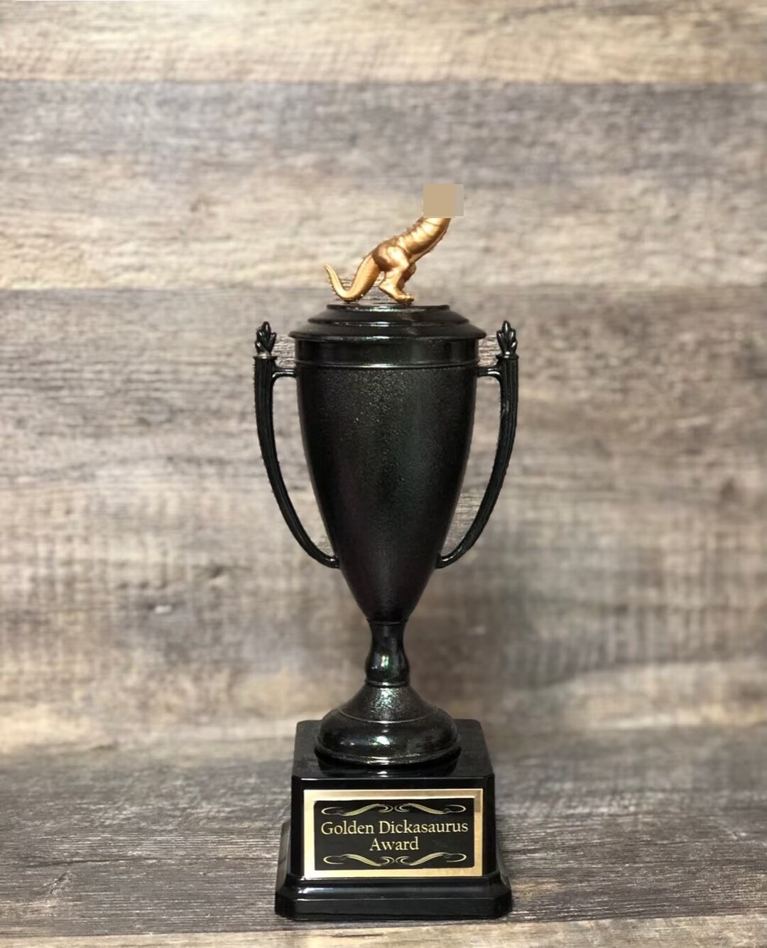Dickasaurus Funny Trophy Iridescent Cup Award FFL Loser Award Adult ...