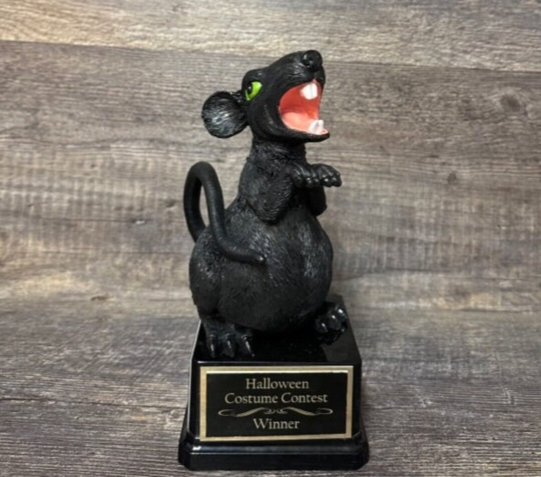 Funny Trophy Pack Rat Award Trophy Gag Gift Rat Fink Loser Award FFL ...