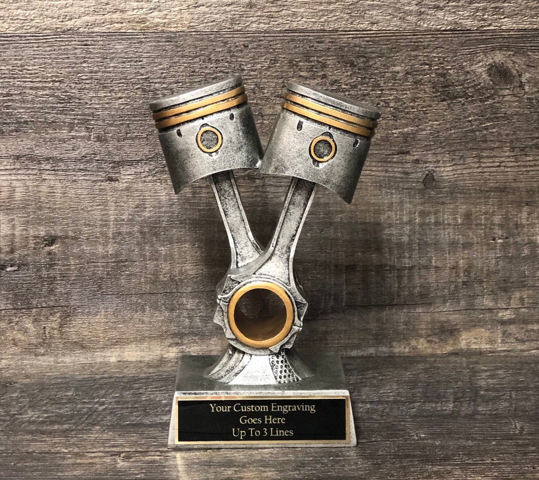 Car Show Trophy Motorsport Racing Trophy 9" Rods & Pistons Hot Rod ...