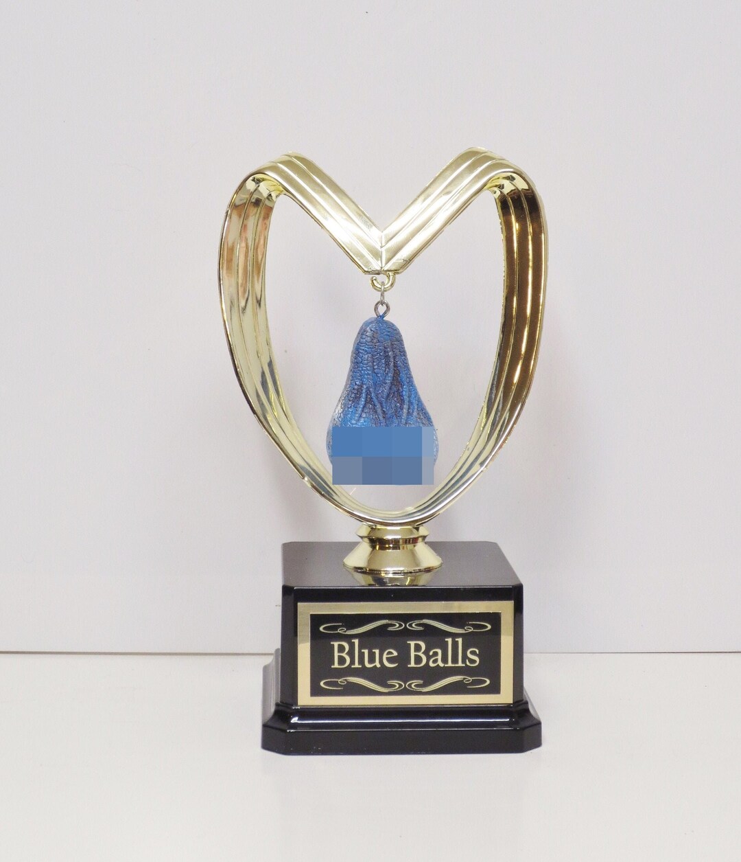 Blue Balls Funny Trophy Ffl Trophy You Suck Balls Last Place Loser Grow