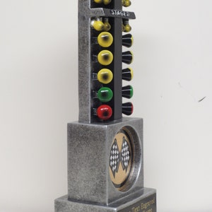 Car Show Trophy Racing Trophy 10" Starting Light Hot Rod Trophy Race ...