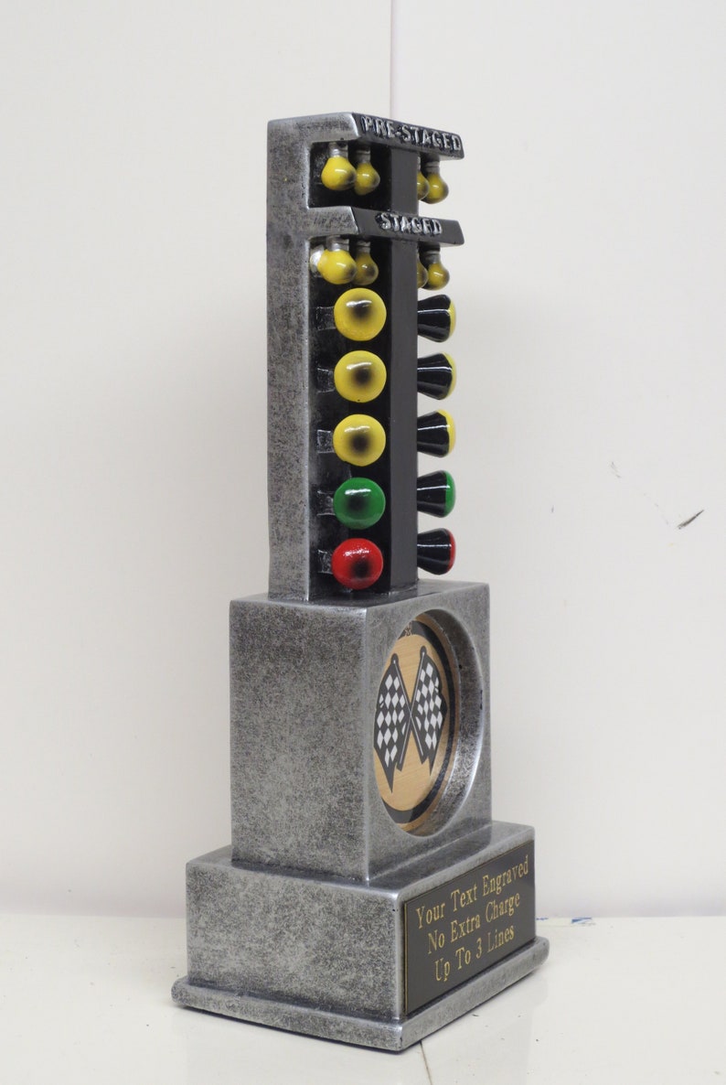 Car Show Trophy Racing Trophy 10" Starting Light Hot Rod Trophy Race ...