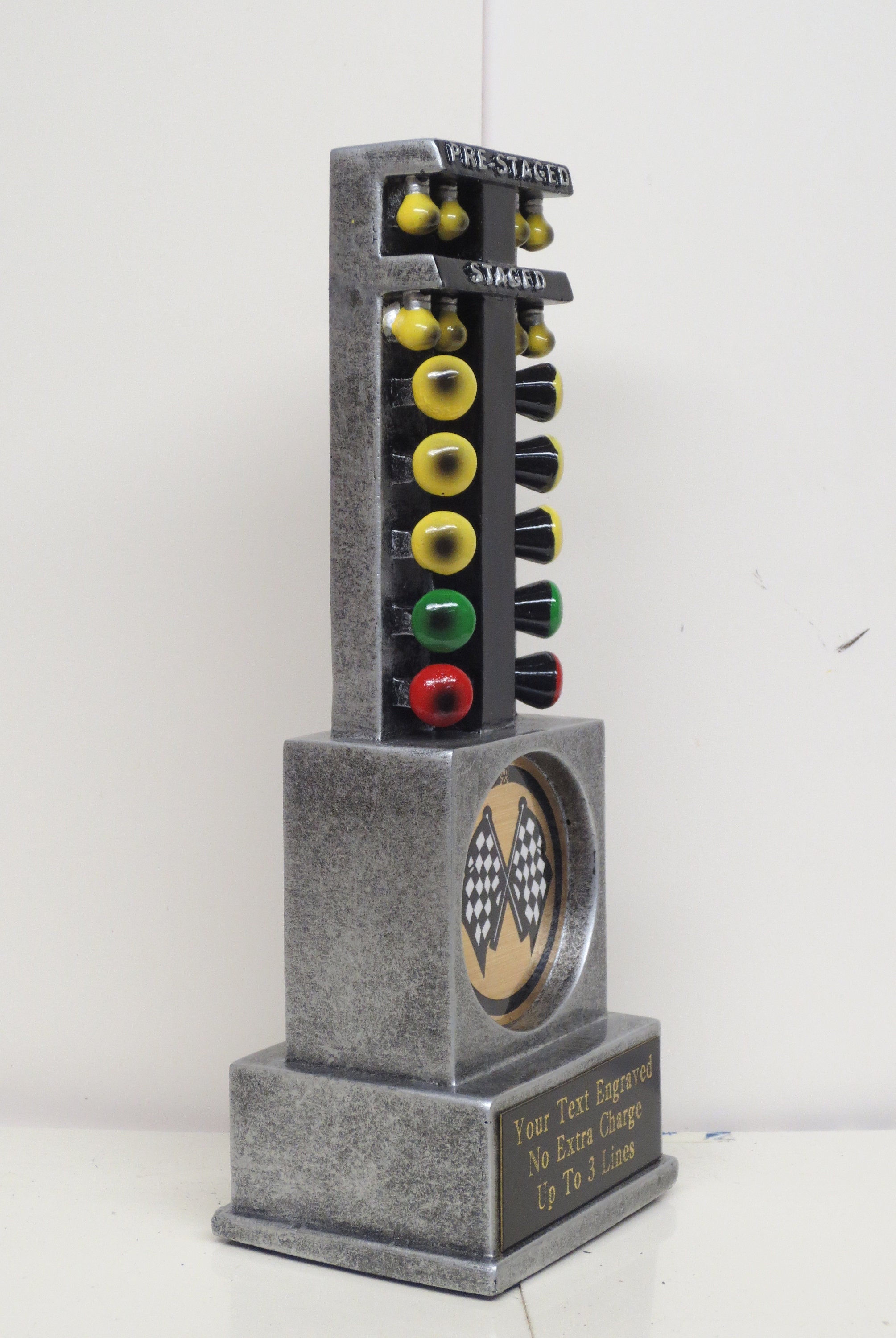 Car Show Trophy Racing Trophy 10" Starting Light Hot Rod Trophy Race ...