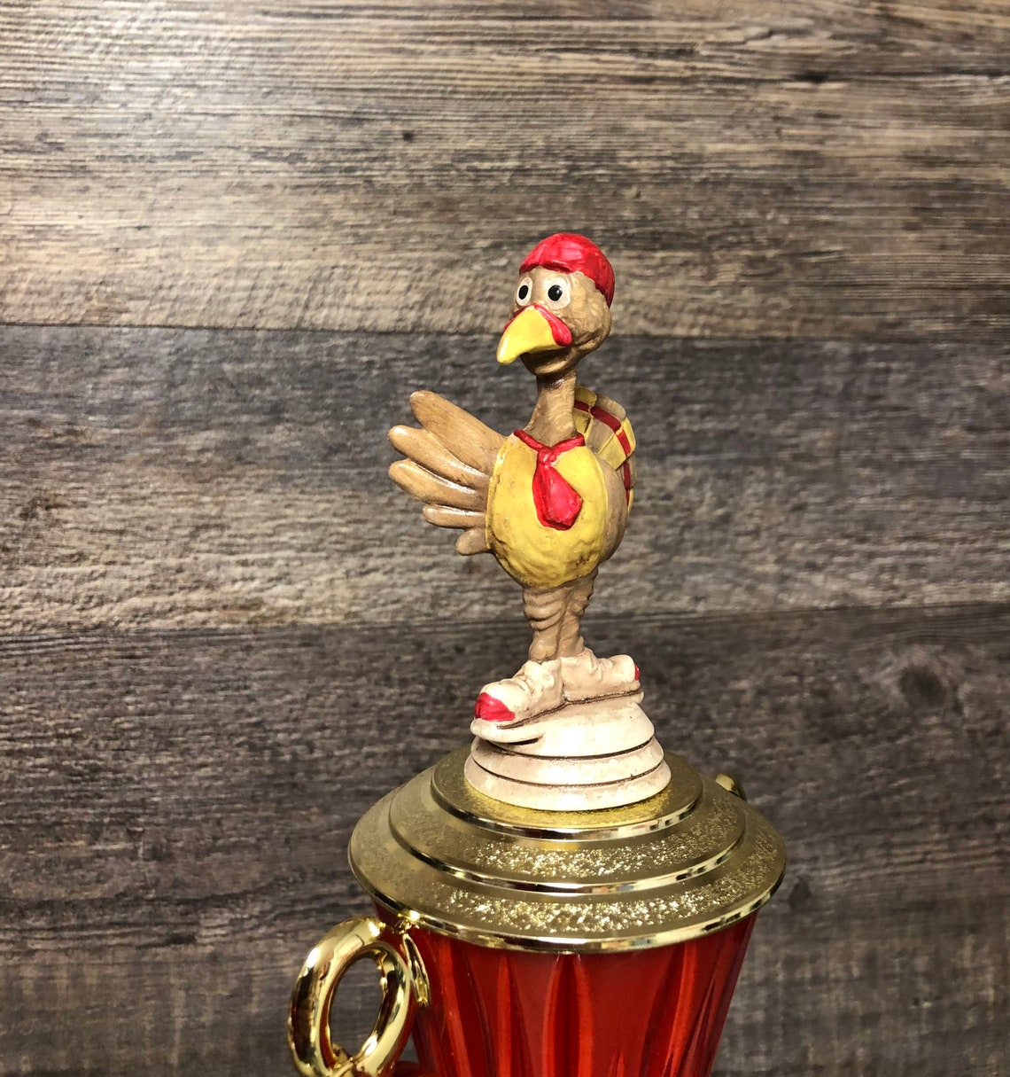 Turkey Bowl Trophy Fantasy Football League Trophy Champion Loser Trophy ...