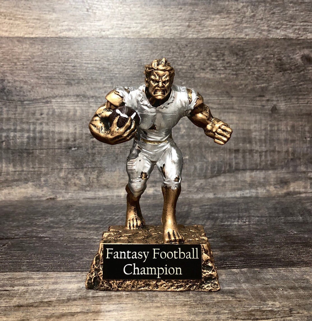 Fantasy Football Beast Trophy Custom FFL Trophy Custom Engraved Fantasy ...