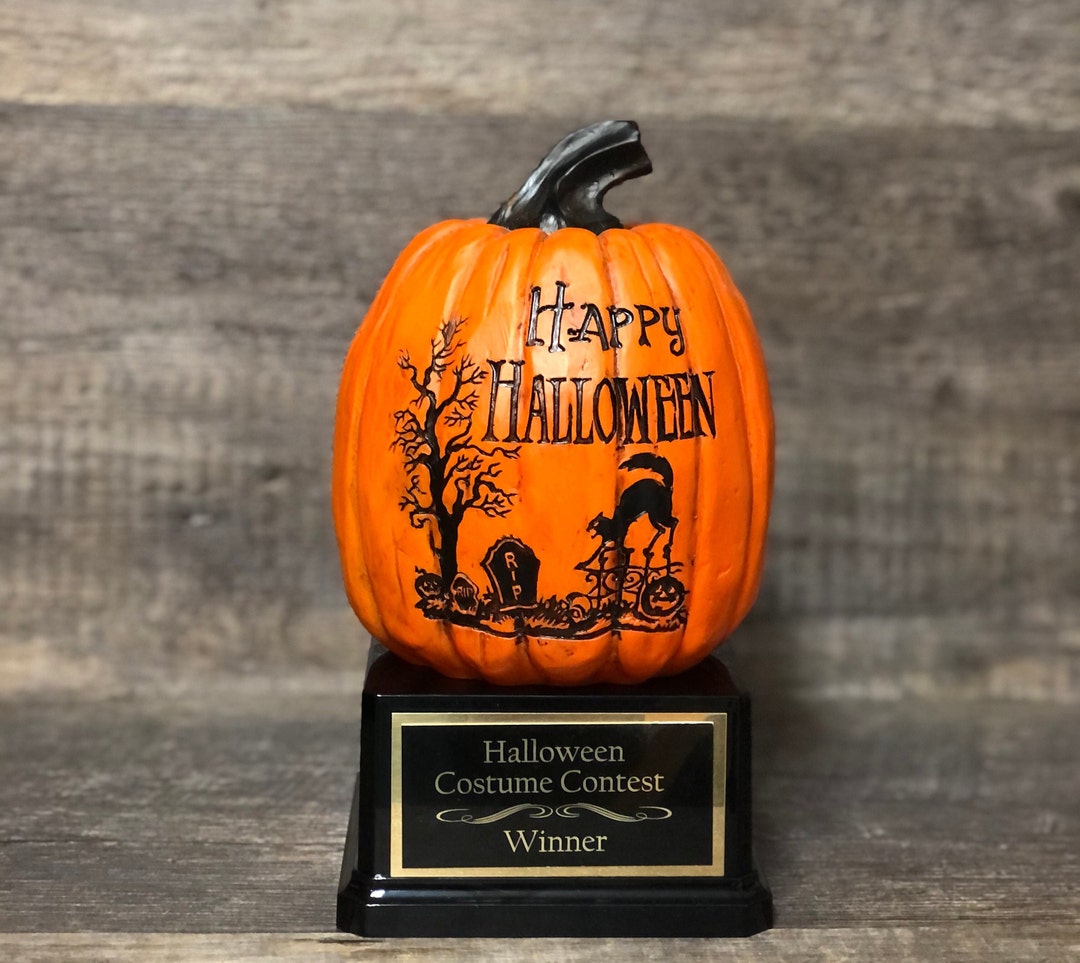 Halloween Trophy Trophies Best Costume Contest Pumpkin Carving Contest ...