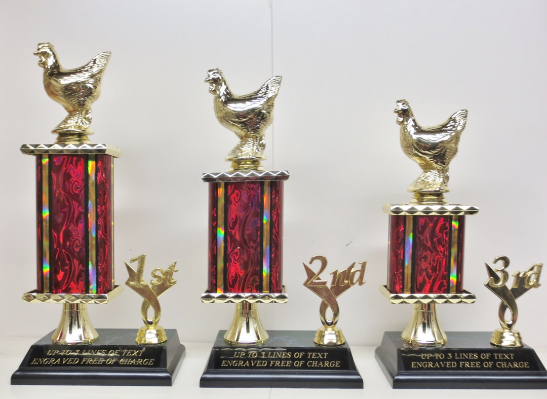 BBQ Trophy Grill Master Best Chicken Wings BBQ Cook off Trophy Champion ...