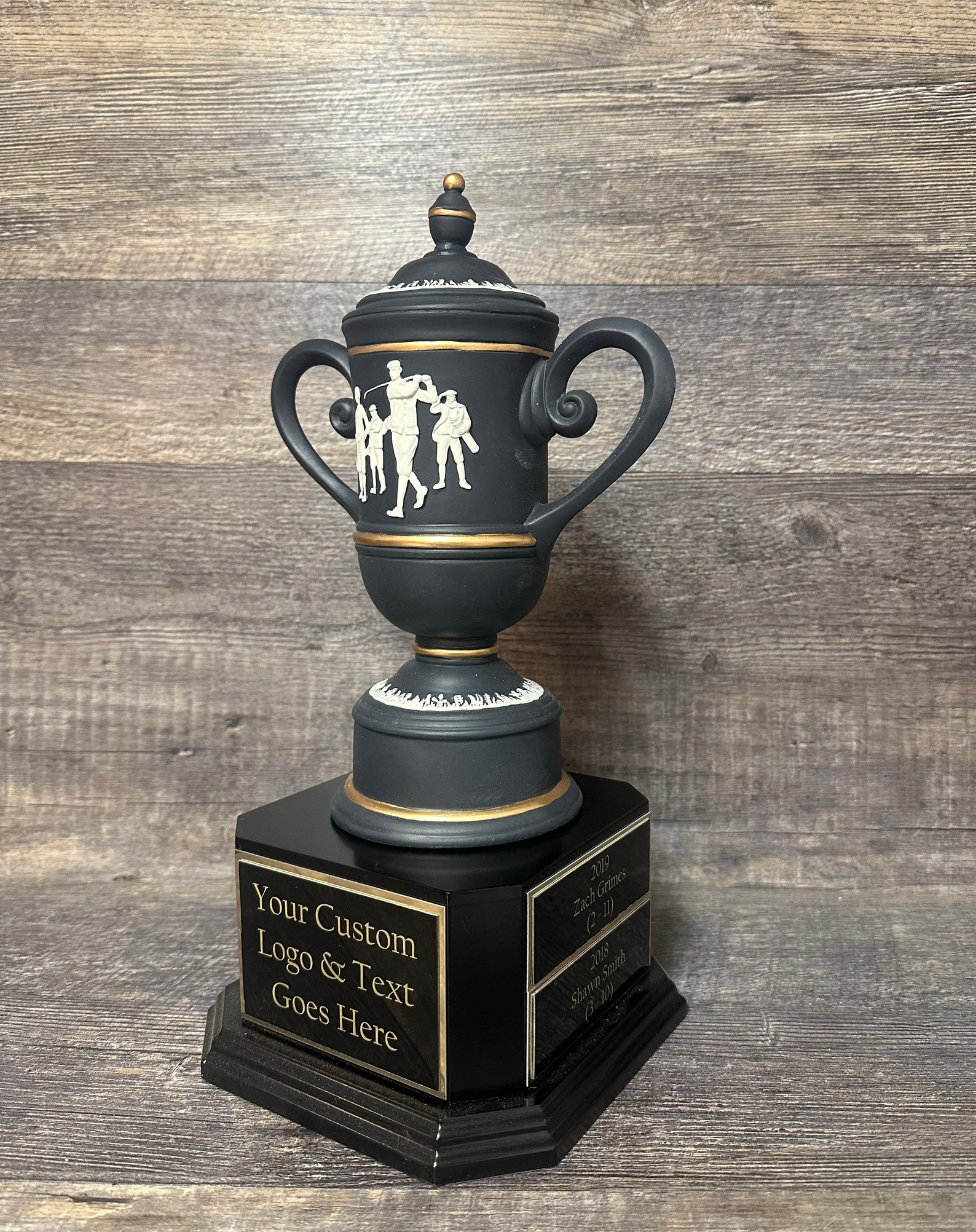 Classic Golf Trophy Cameo Cup Tournament Trophy Golf Charity Event ...