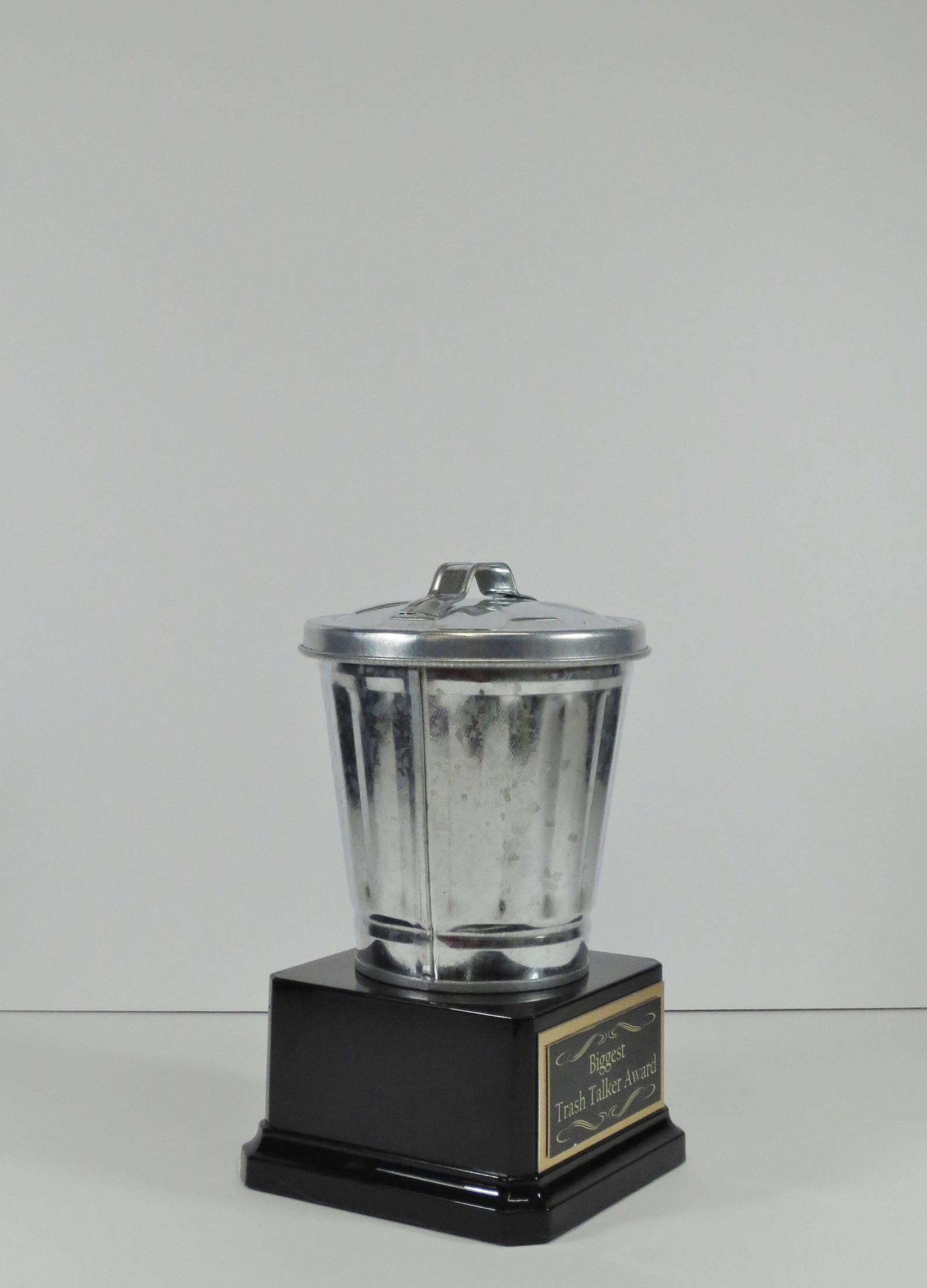 Trash Talker Trophy Award Galvanized Garbage Can Take Out the | Etsy