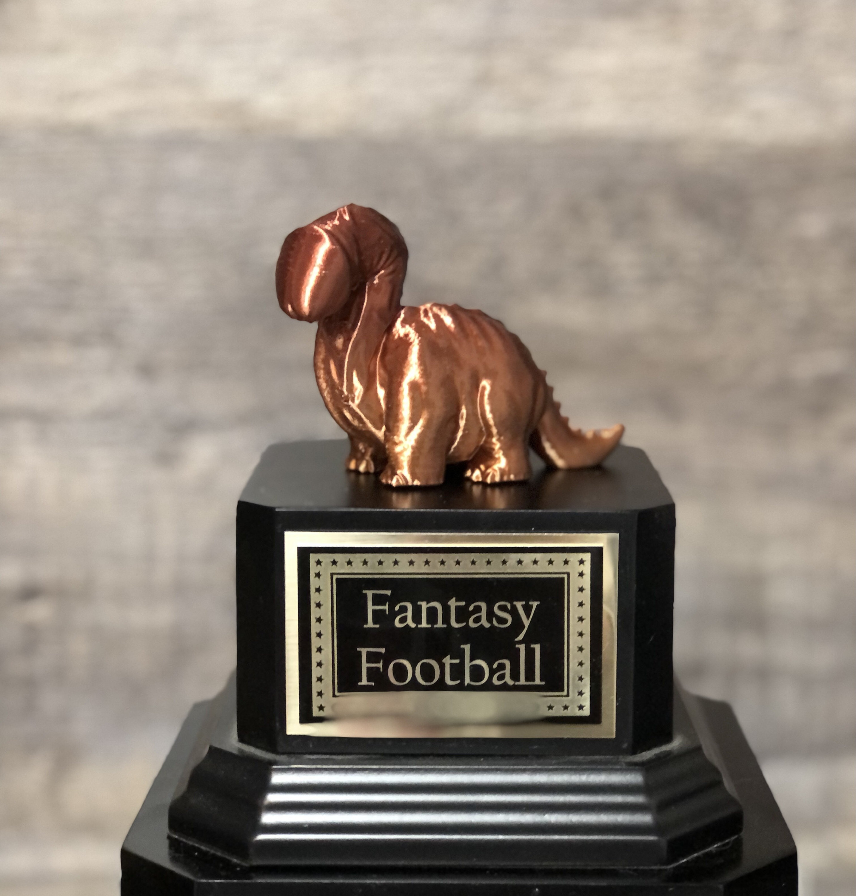 Fantasy Football Golden Cockasaurus Loser Trophy Last Place FFL Sacko ...