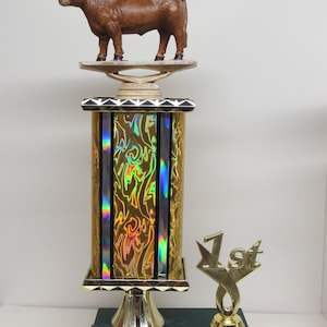 BBQ Trophies Cow Trophy Trophies Best BBQ Cook off Trophies Brisket ...