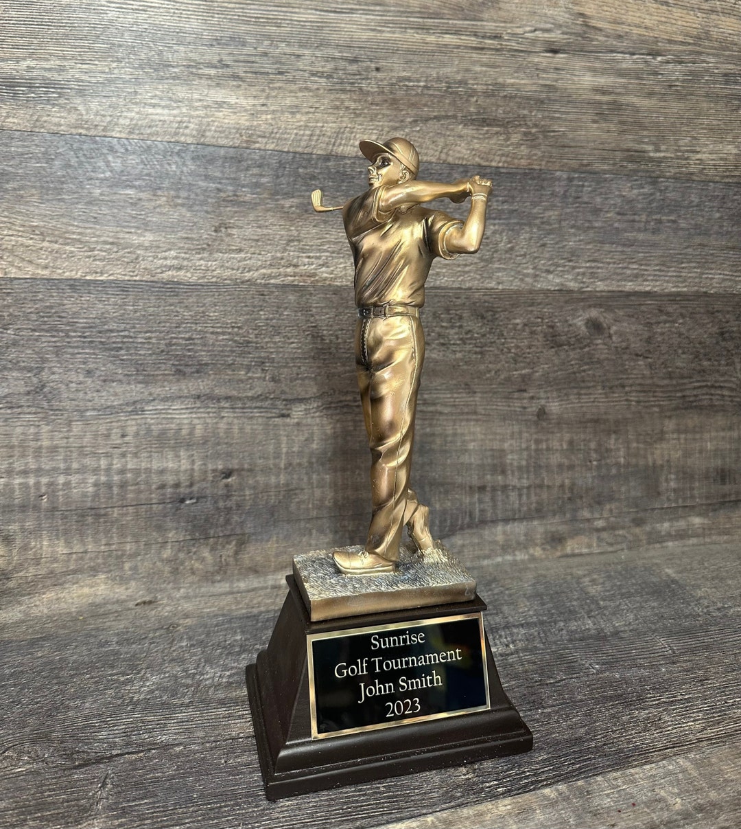 Large Golf Trophy Classic Golf Tournament Trophy Charity Event Trophy ...