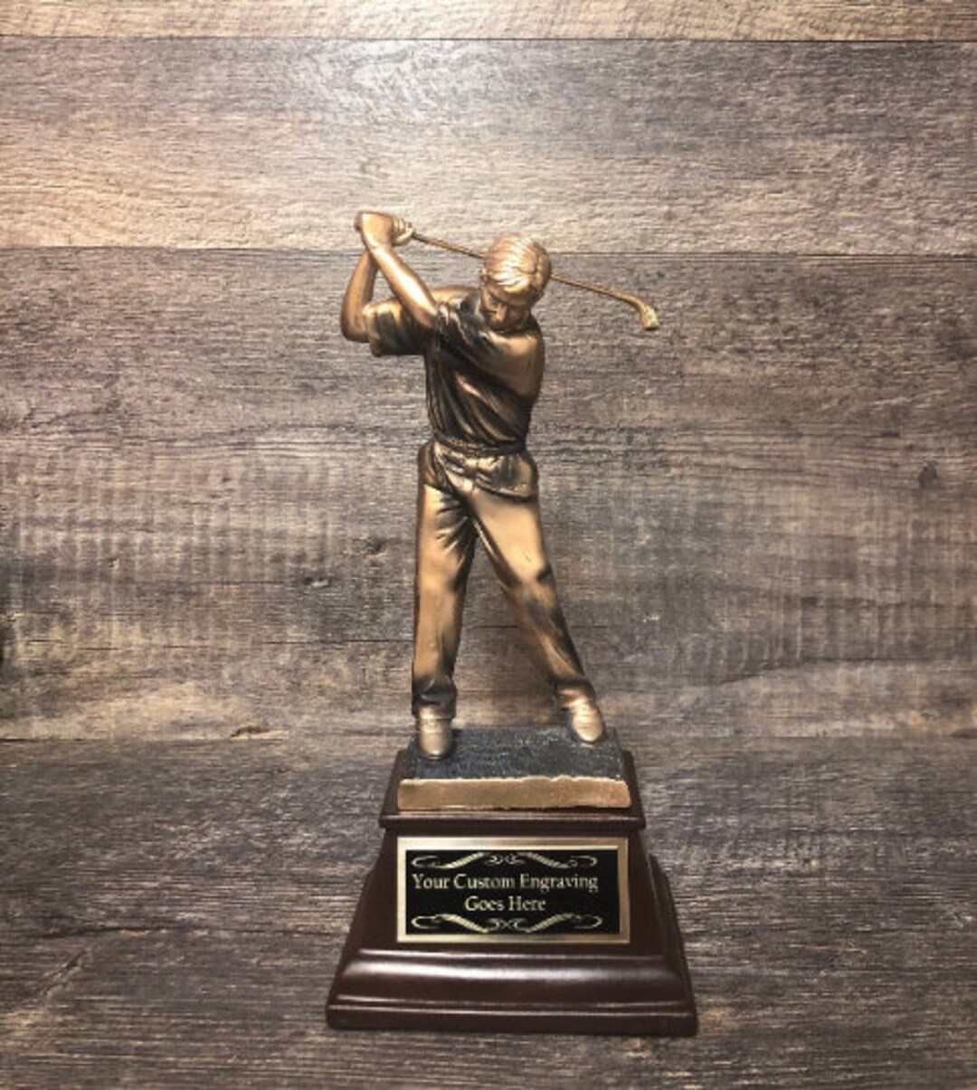 Set of 4 Classic Golf Trophies Tournament Trophy Golf Charity Event ...