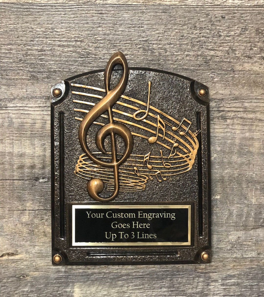 MUSIC Trophy Karaoke Best Singer Award Funny Trophy Singing Competition ...