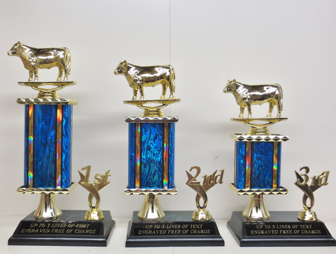 BBQ Trophies Best BBQ Cook off Trophy Brisket Hamburger Beef Ribs Cow ...
