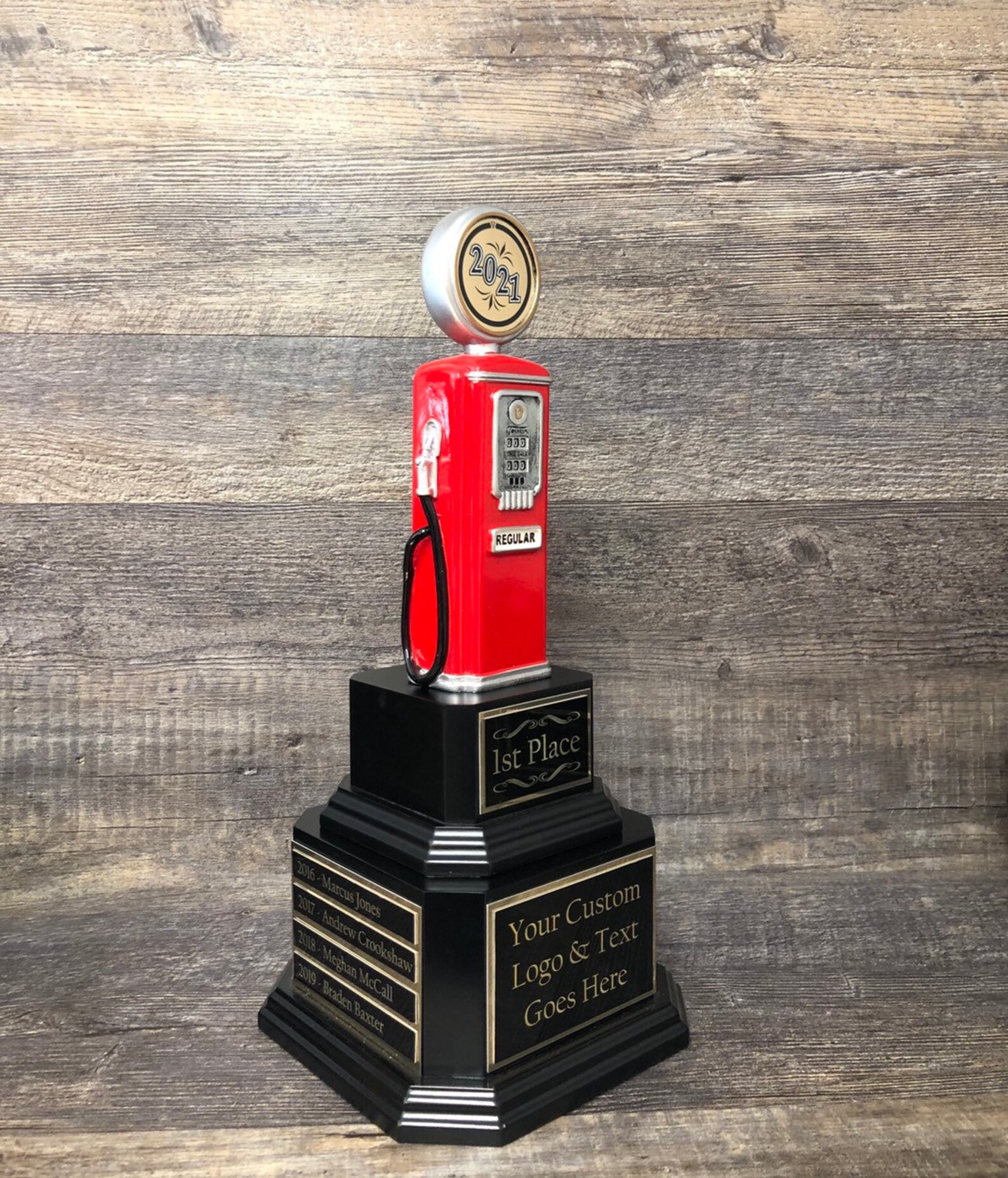 Car Show Perpetual Trophy Racing Trophy Gas Pump Hot Rod - Etsy