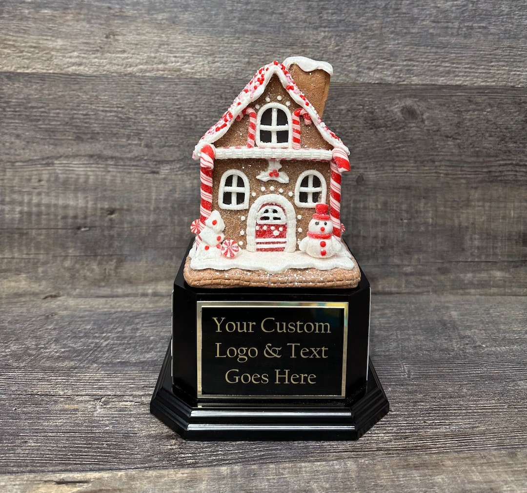 XL Gingerbread House Trophy Perpetual Christmas Cookie Decorating Bake ...