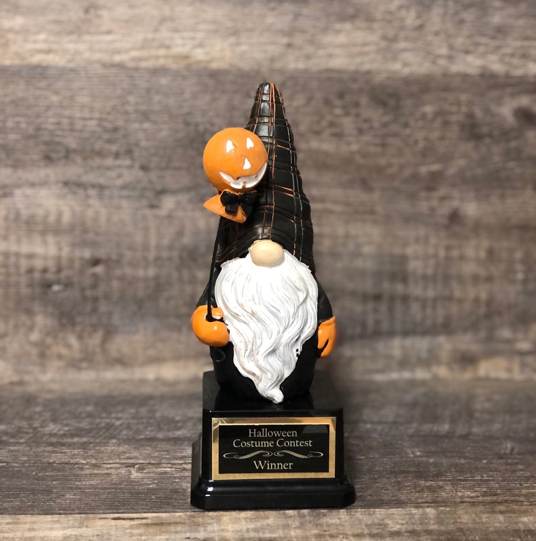 Halloween Trophy Gnome Doll Costume Contest Winner Trunk or Treat ...