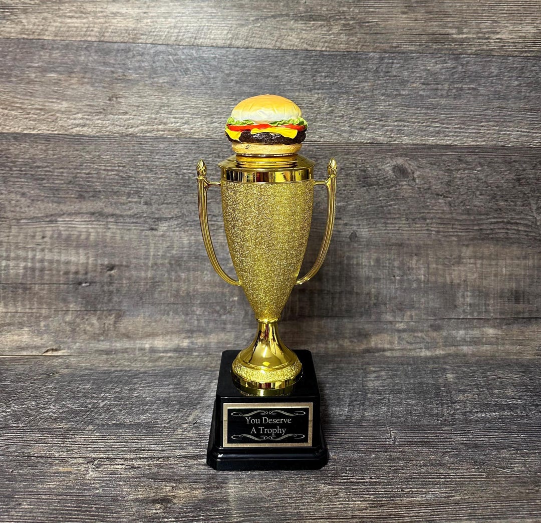 Grill Master BBQ Trophy Best Burger Trophy Hamburger Cook off Trophy ...