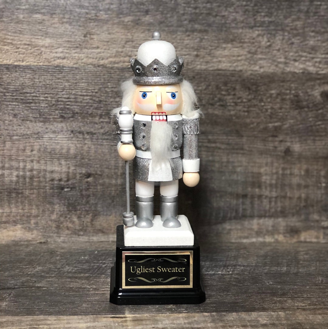 Nutcracker Trophy Ugliest Ugly Sweater Contest Christmas Trophy Party ...