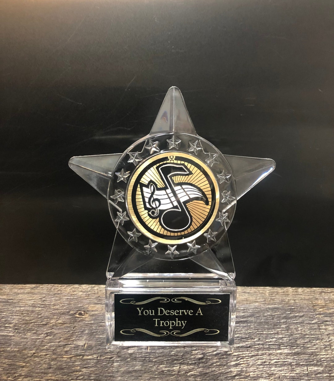 Mini Music Trophy All Star Trophy World's Greatest Singer Trophy Music ...