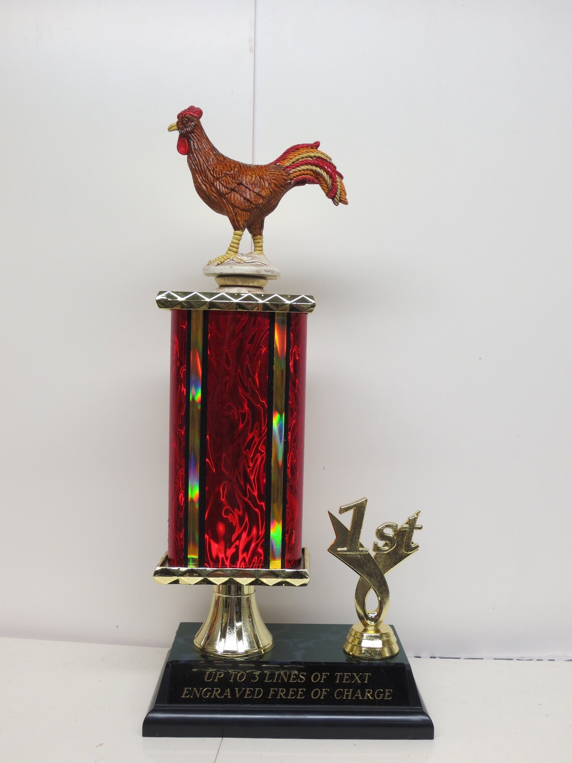 Funny Trophy Biggest Cock Rooster Award Best Chicken Wings BBQ - Etsy