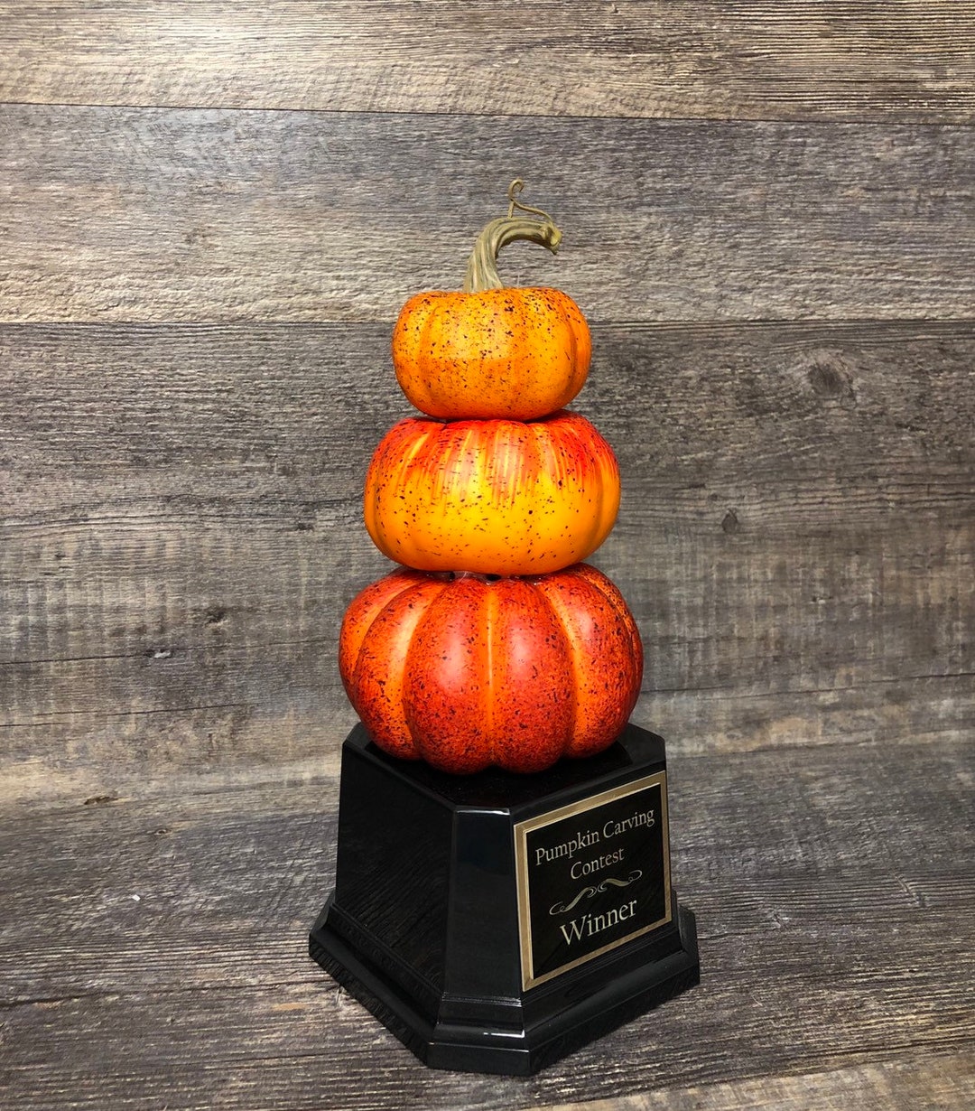 Halloween Trophy Stack Pumpkin Carving Contest Champion Best - Etsy