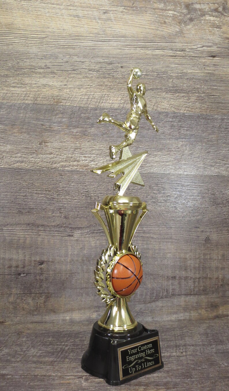 Madness Basketball Trophy Bracket Champion Award FBBL FBL Basketball 14 ...