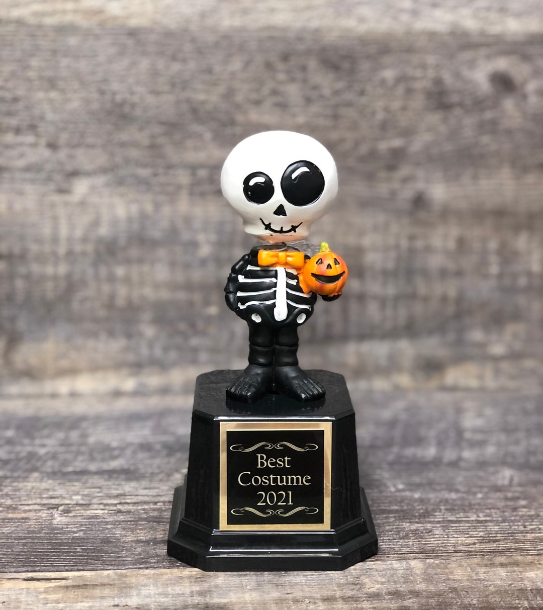 Halloween Trophy Dia De Los Muertos Day of the Dead Halloween Skeleton ...