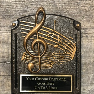 MUSIC Trophy Karaoke Best Singer Award Funny Trophy Singing Competition ...