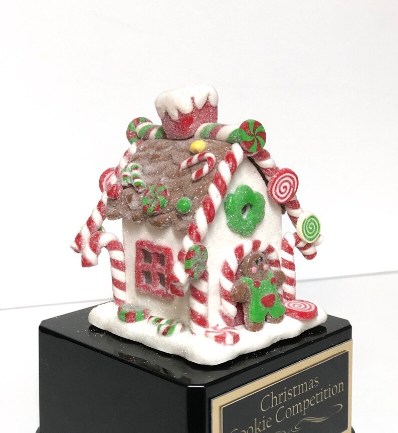 Gingerbread House Trophy Cookie Decorating Bake off Trophy - Etsy