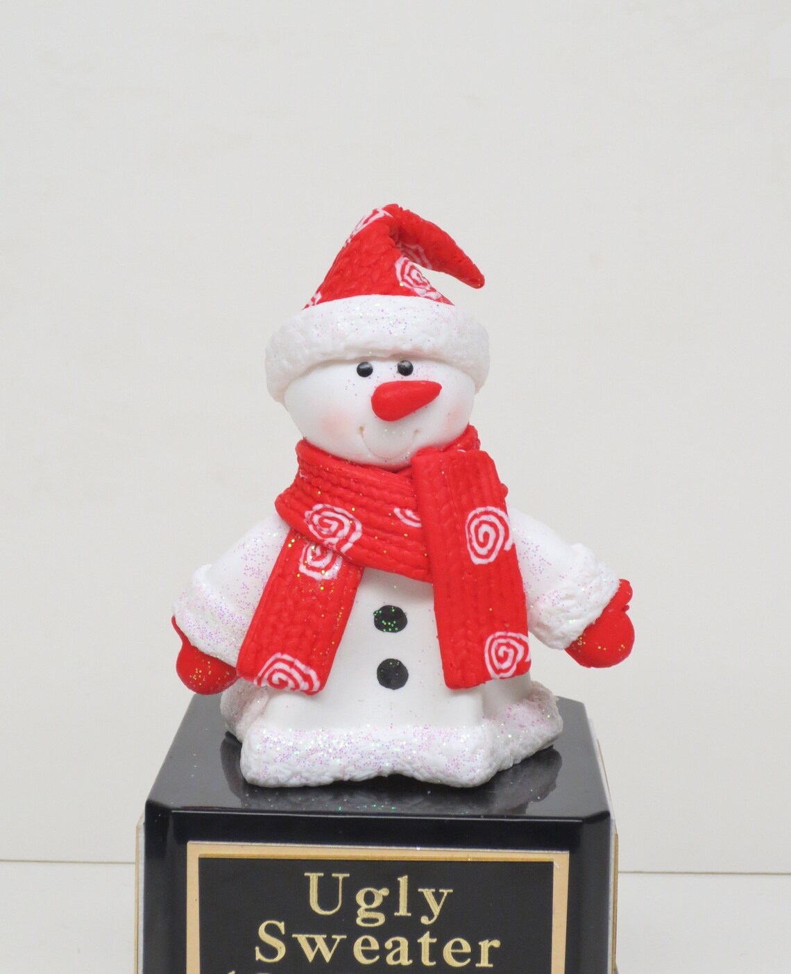 Mini Ugly Ugliest Sweater Trophy Contest Snowman Holiday Party - Etsy