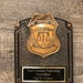 Police Policeman Trophy Plaque Top Cop Award Recognition Years of ...