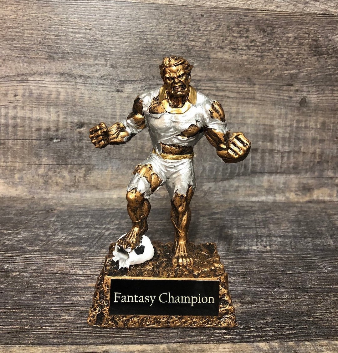 Soccer Trophy Fantasy Soccer Beast Trophy Custom Football Trophy Custom ...