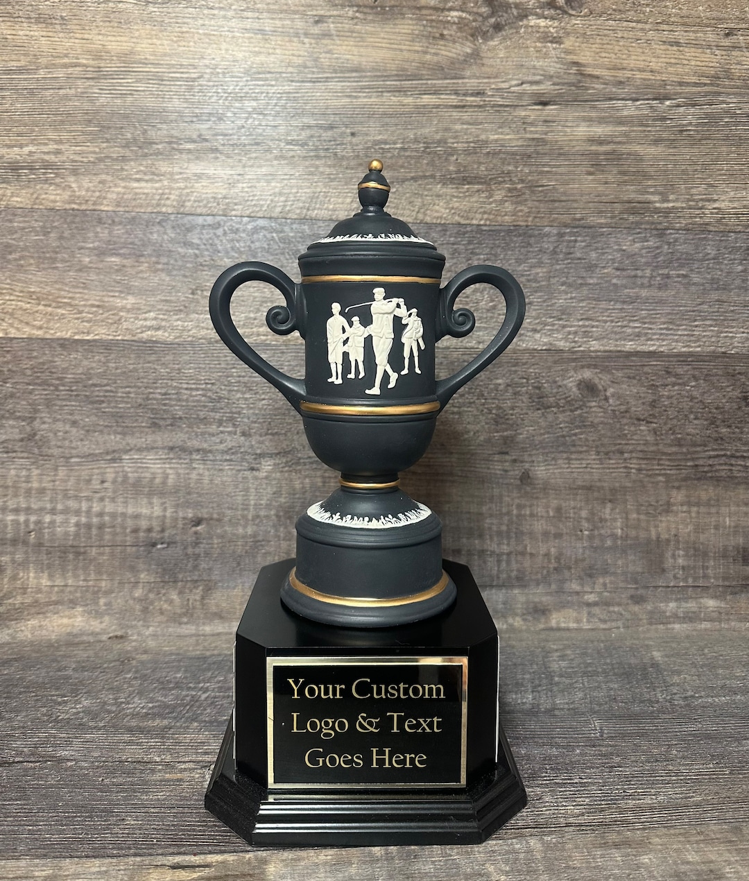 Classic Golf Trophy Cameo Cup Tournament Trophy Golf Charity Event ...