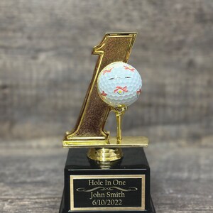 Golf Hole in One Trophy Tournament Trophy Classic Golf Charity Event ...