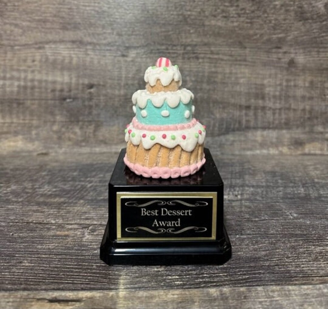 Best Dessert Trophy Bake off Trophy Cake Baking Competition Trophy ...