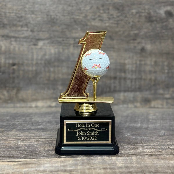 Hole in One Gold Trophy - Etsy