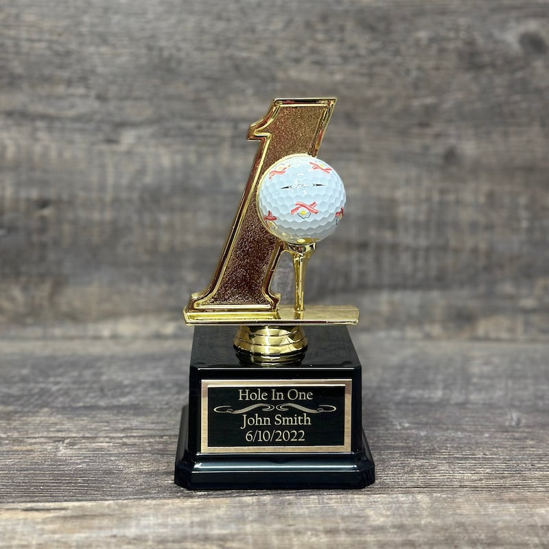 Hole in One Gold Trophy - Etsy
