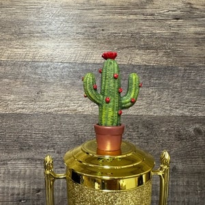Biggest Prick Funny Trophy Award Cactus Trophy Gag Gift Adult Humor ...